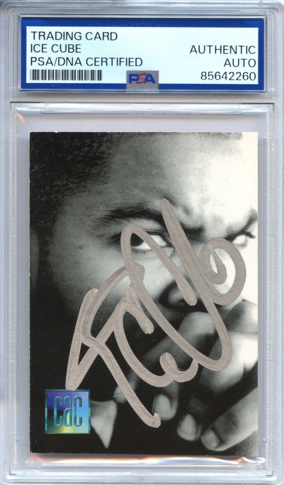 1998 Dada Footwear Collectible Artist Cards Ice Cube Auto PSA/DNA Auth