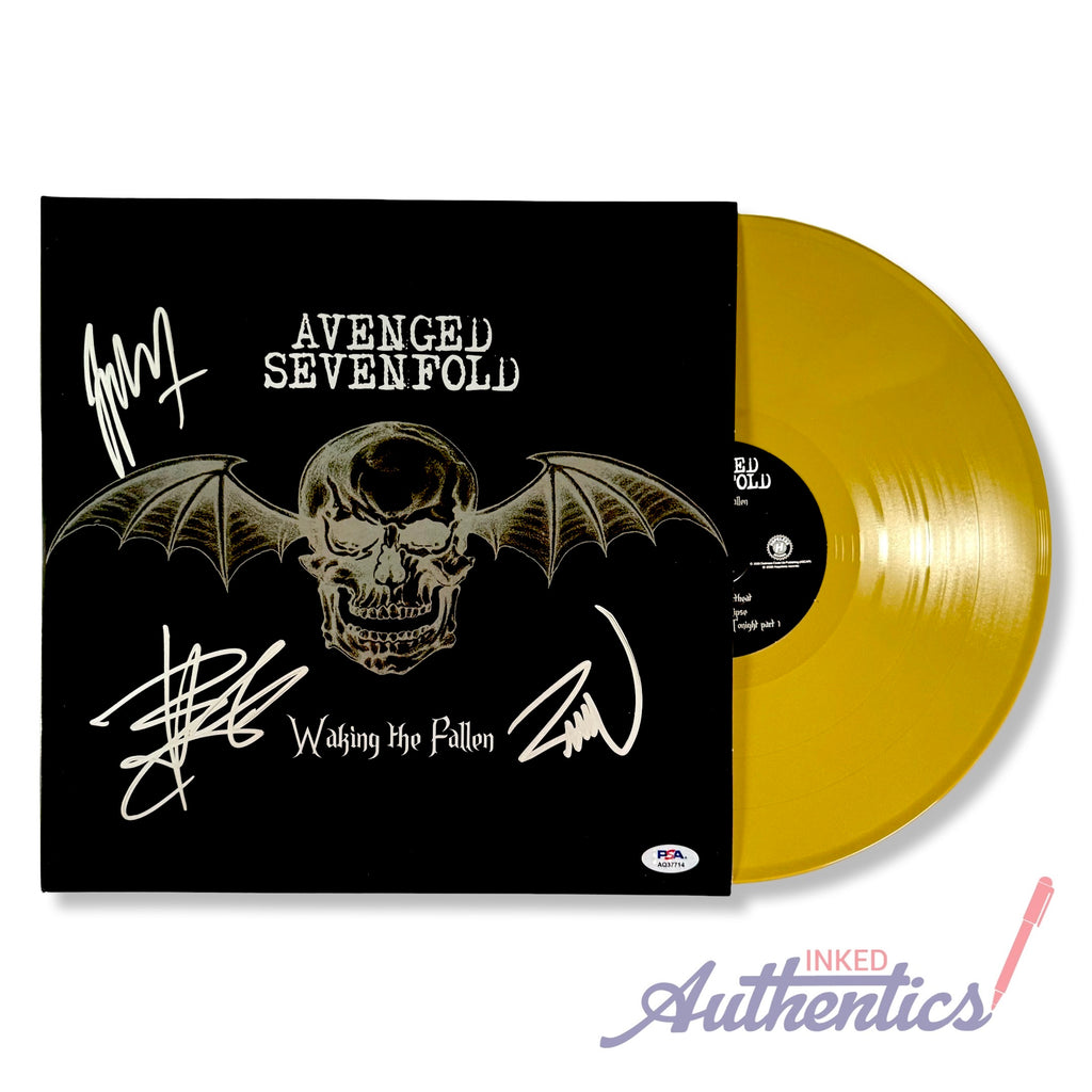 Avenged Sevenfold Signed Autographed Vinyl LP "Waking the Fallen" PSA/