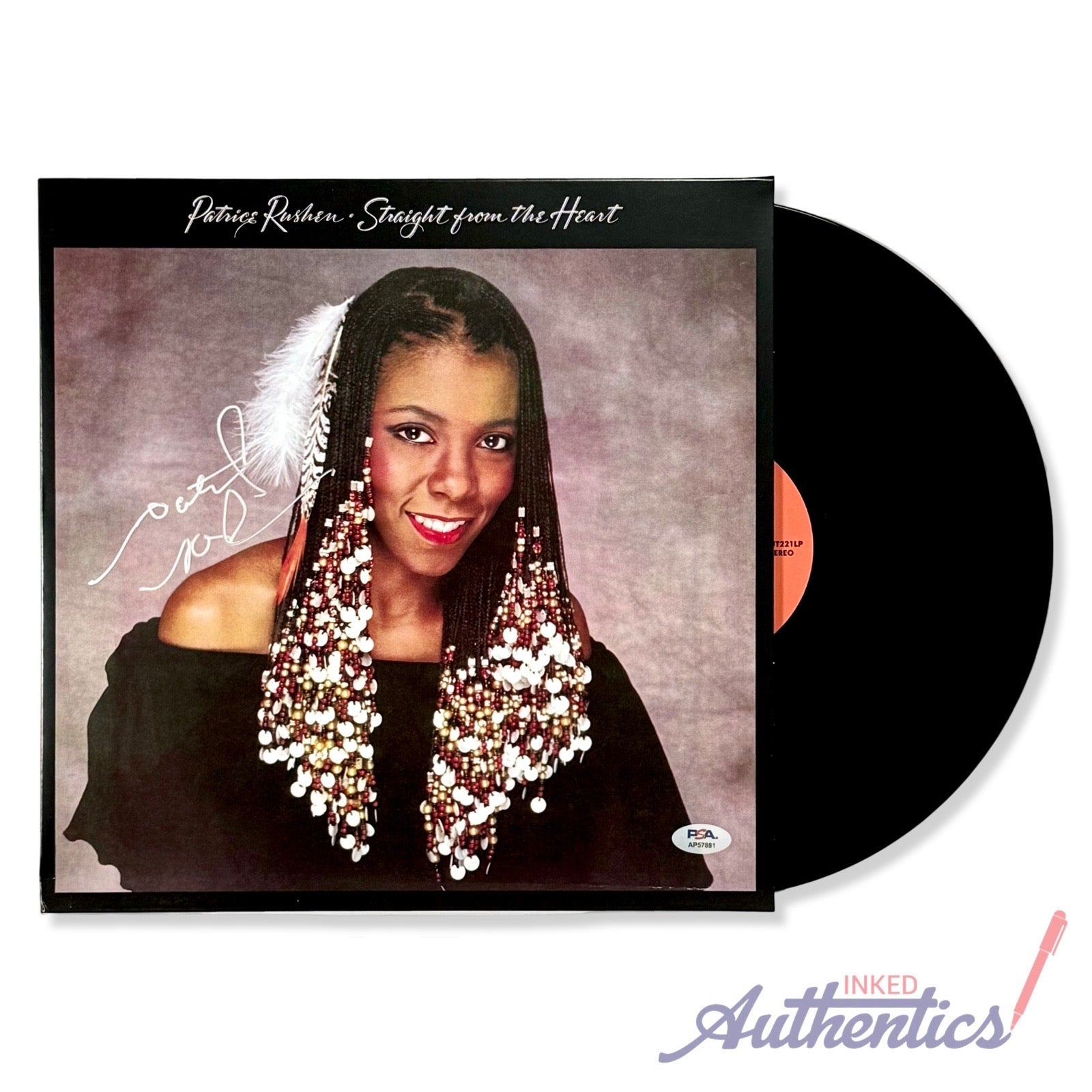 Patrice Rushen Signed Autographed Vinyl LP “Straight from the Heart” P