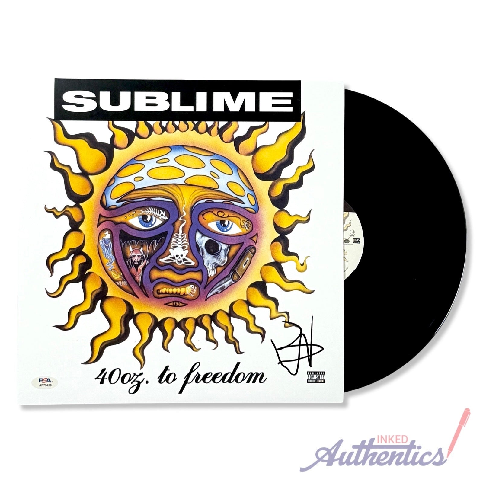 Eric Wilson Signed Autographed Vinyl LP "40oz. to Freedom" PSA/DNA Aut