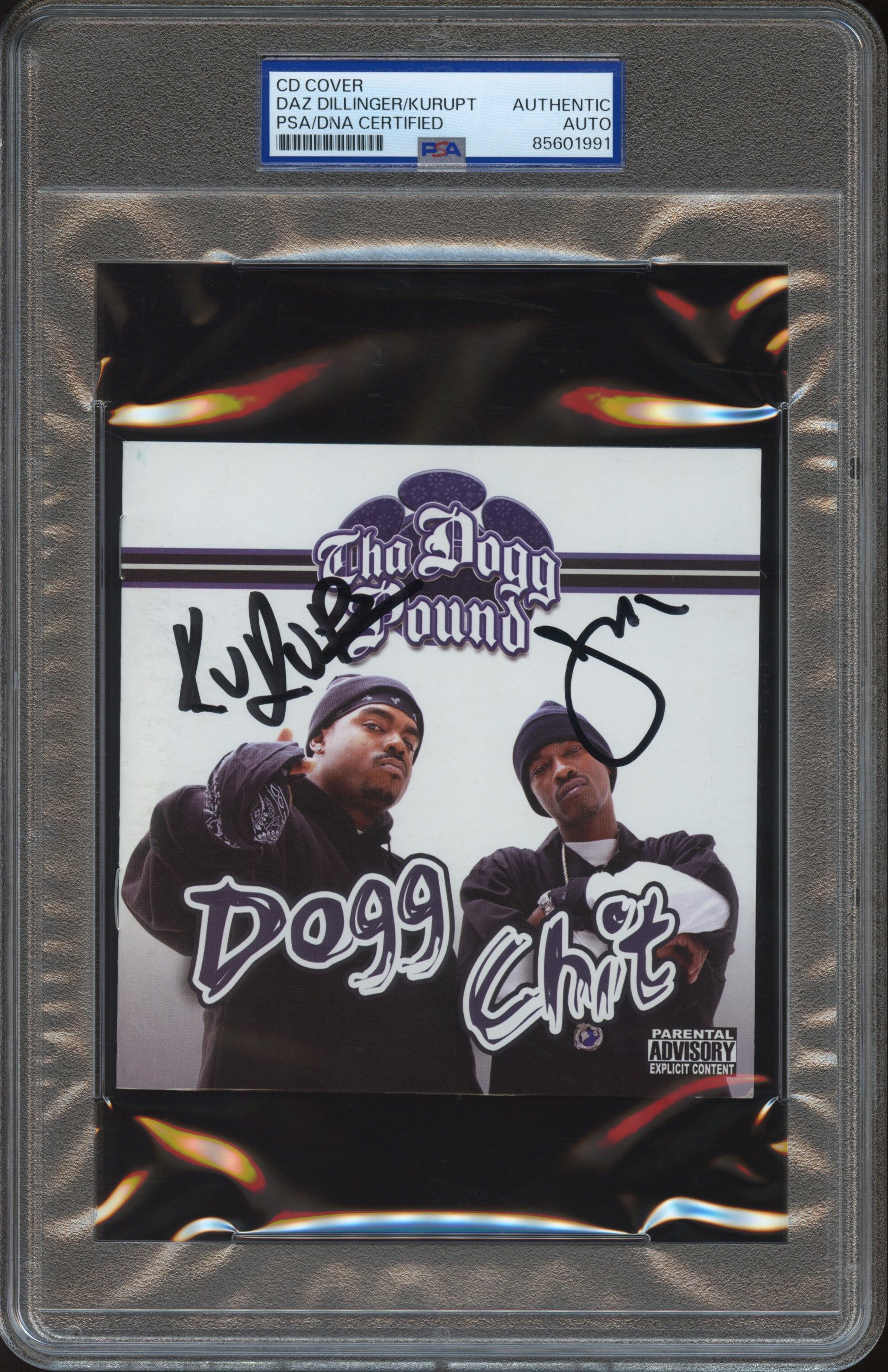 Tha Dogg Pound Signed Autographed CD Cover "Dogg Chit" PSA/DNA Authent