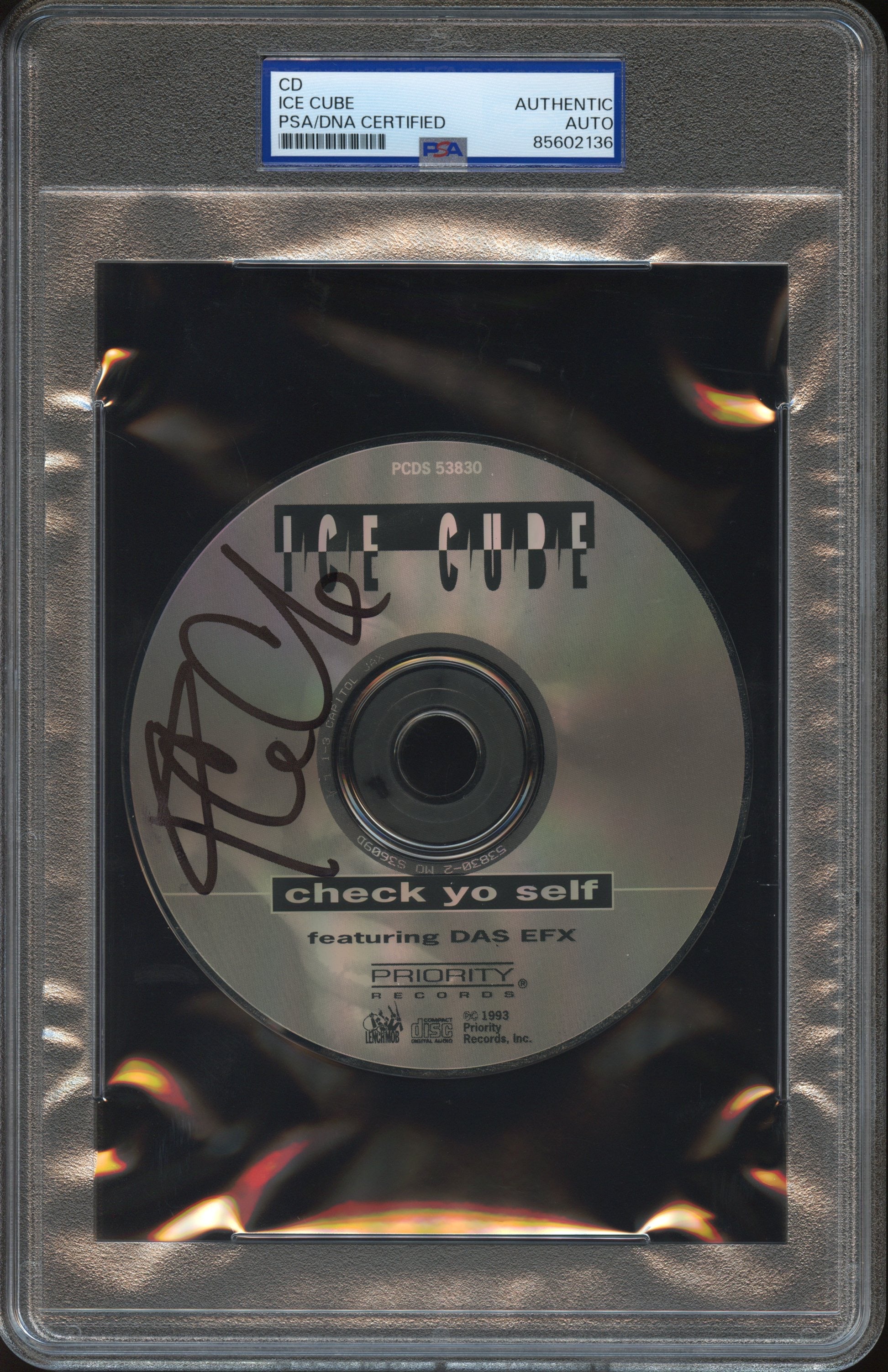 Ice Cube Signed Autographed CD “Check Yo Self” PSA/DNA Authenticated