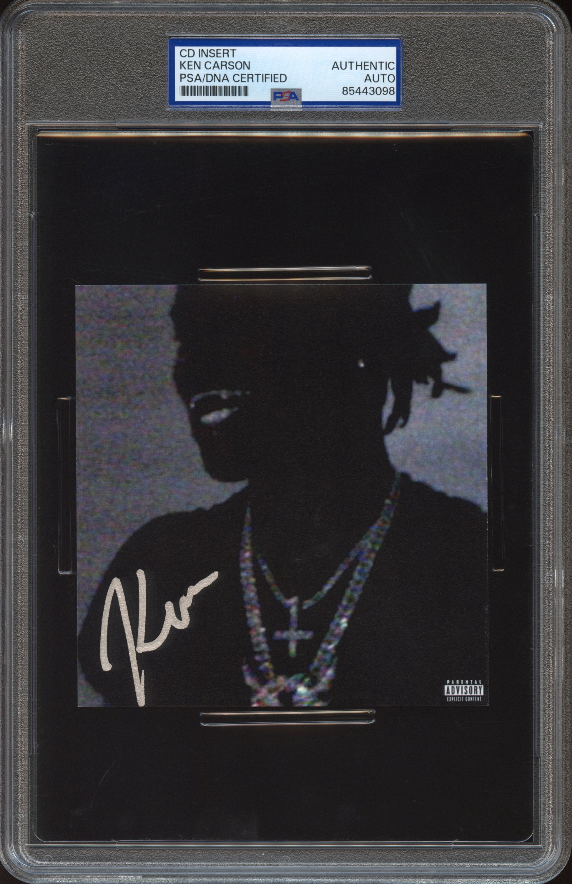 Ken Carson Signed Autographed CD Cover "A Great Chaos" PSA/DNA Authent