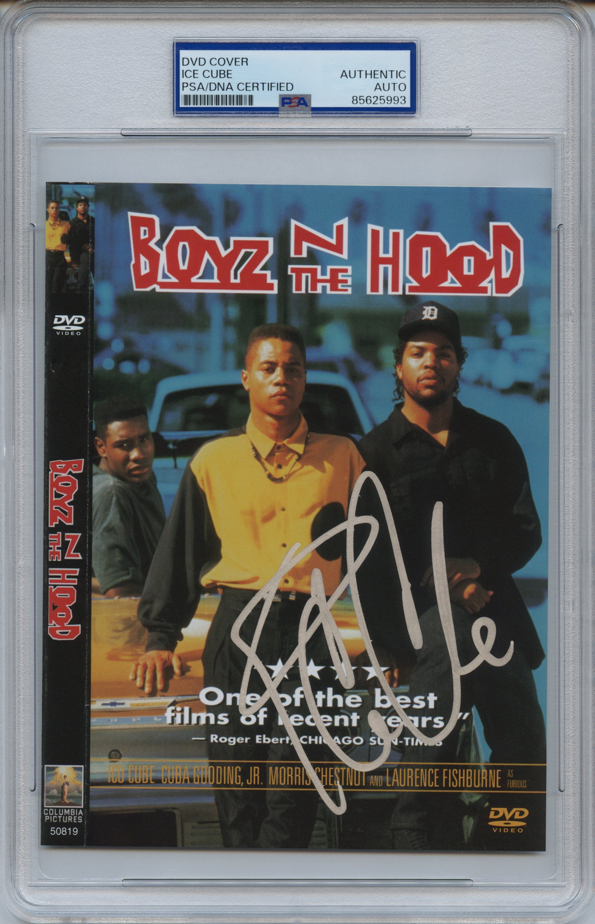 Ice Cube Signed Autographed DVD Cover “Boyz n the Hood” PSA/DNA Authen