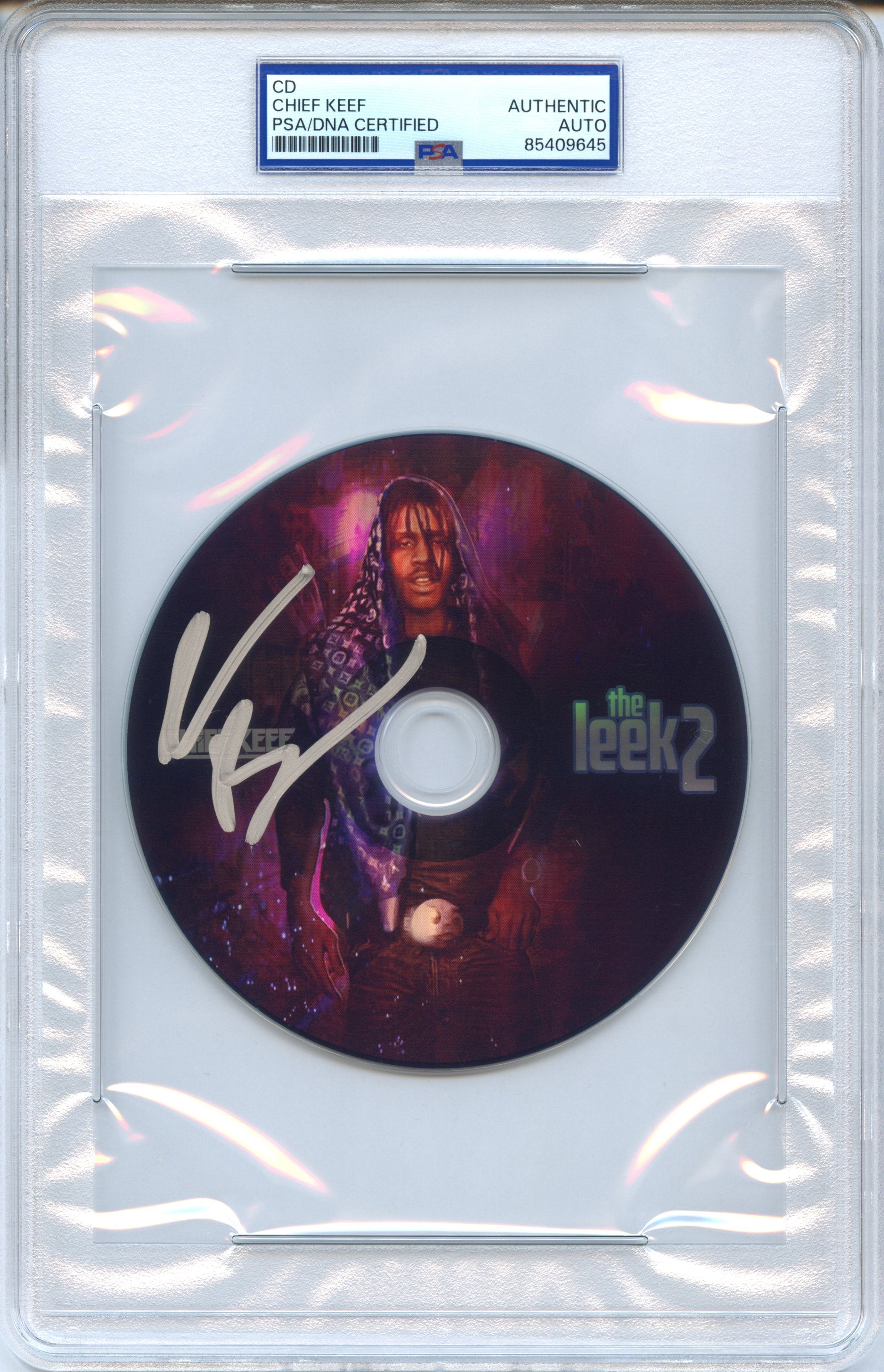 Chief Keef Signed Autographed CD “The Leek (Vol.2)” PSA/DNA Authentica