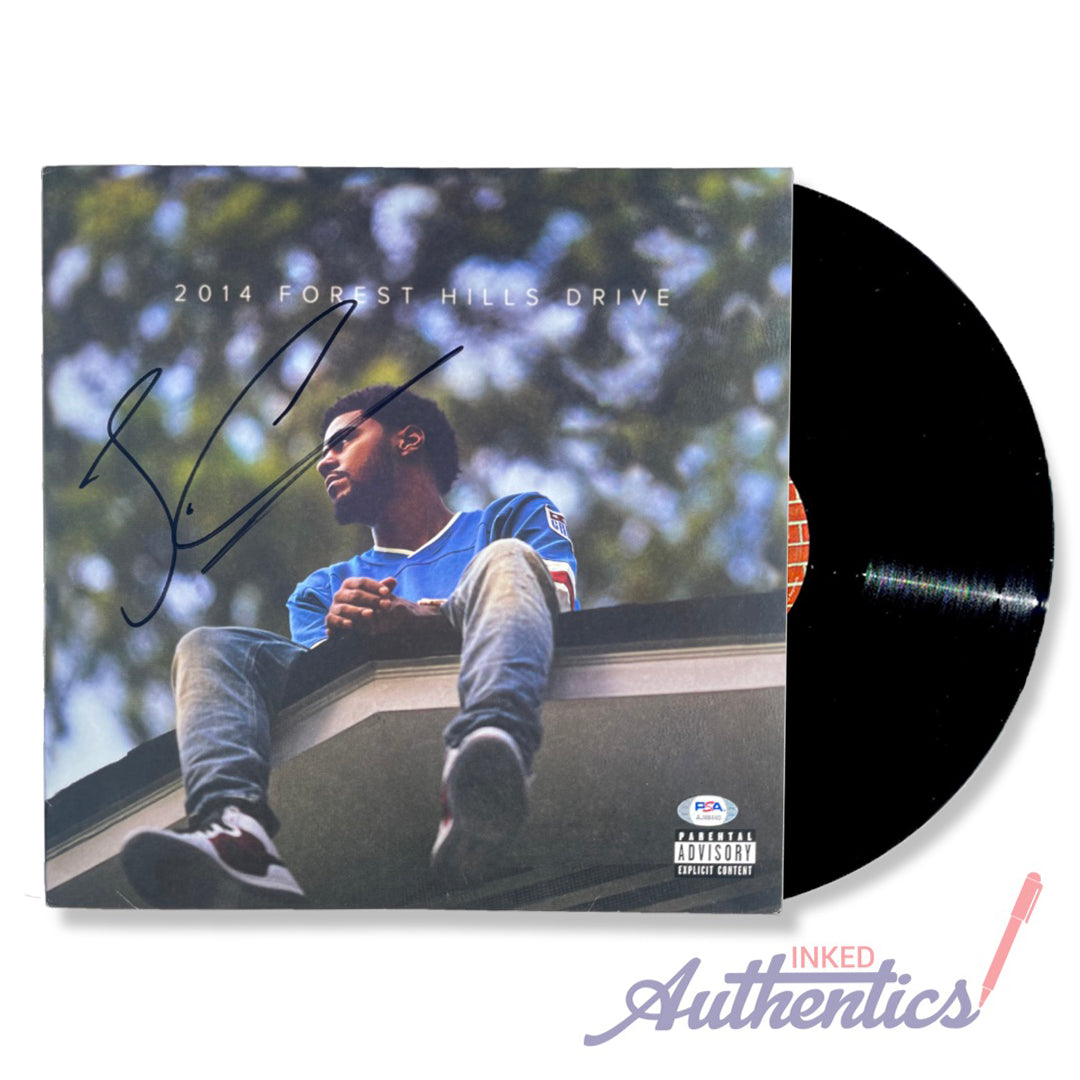 J. Cole Signed Autographed Vinyl LP “2014 Forest Hills Drive” PSA/DNA