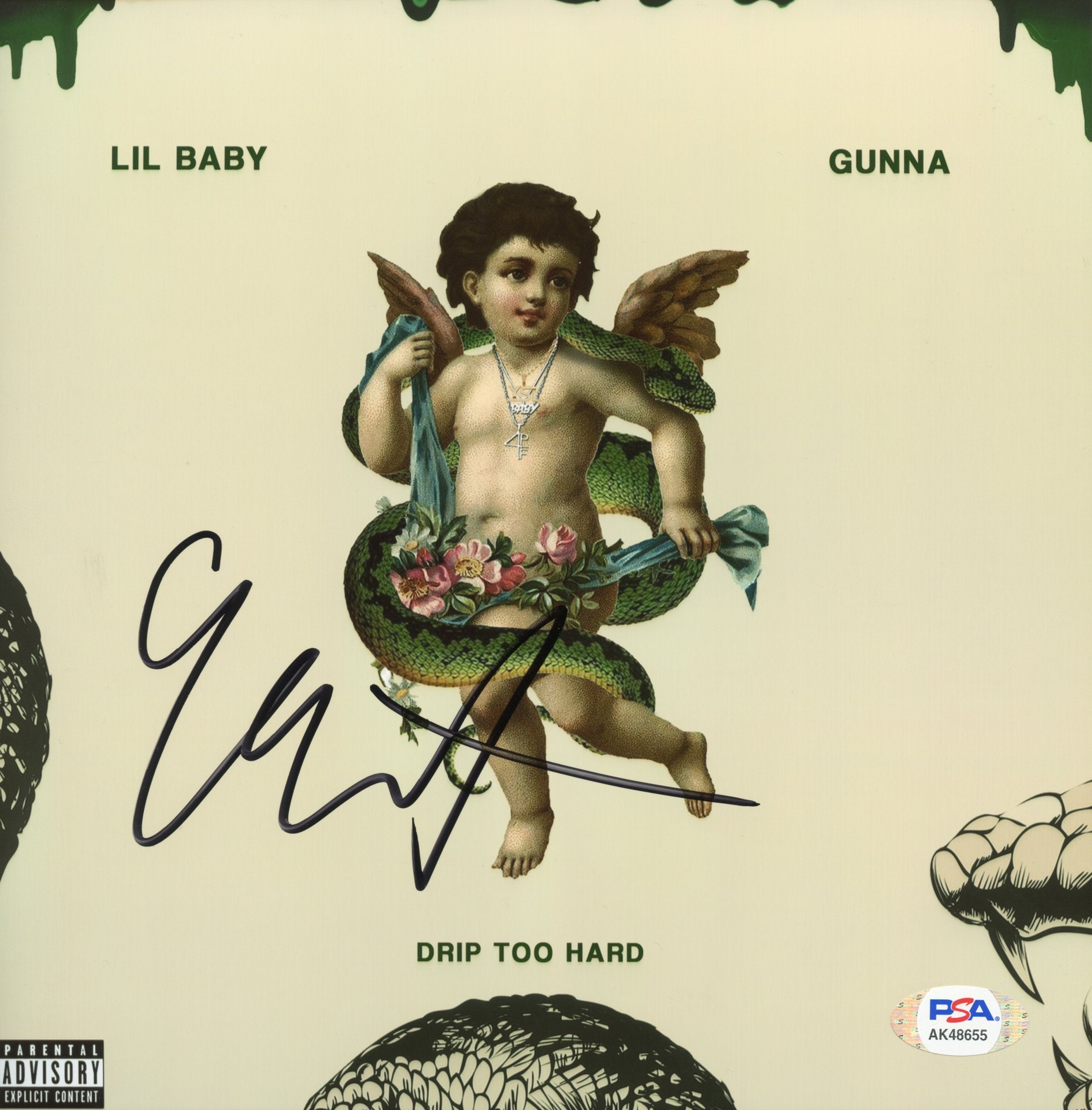 Gunna Signed Autographed 8x8 Photo "Drip Too Hard" PSA/DNA Authenticat
