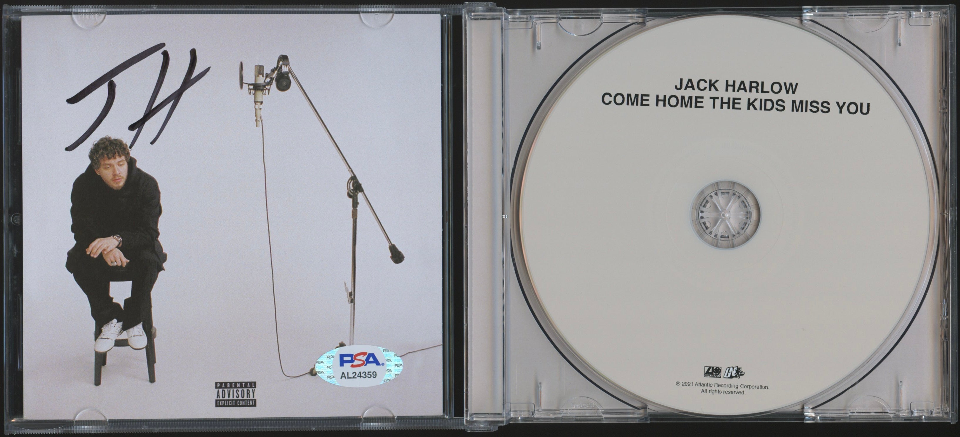 Jack Harlow Signed Autographed CD "Come Home the Kids Miss You" PSA/DN