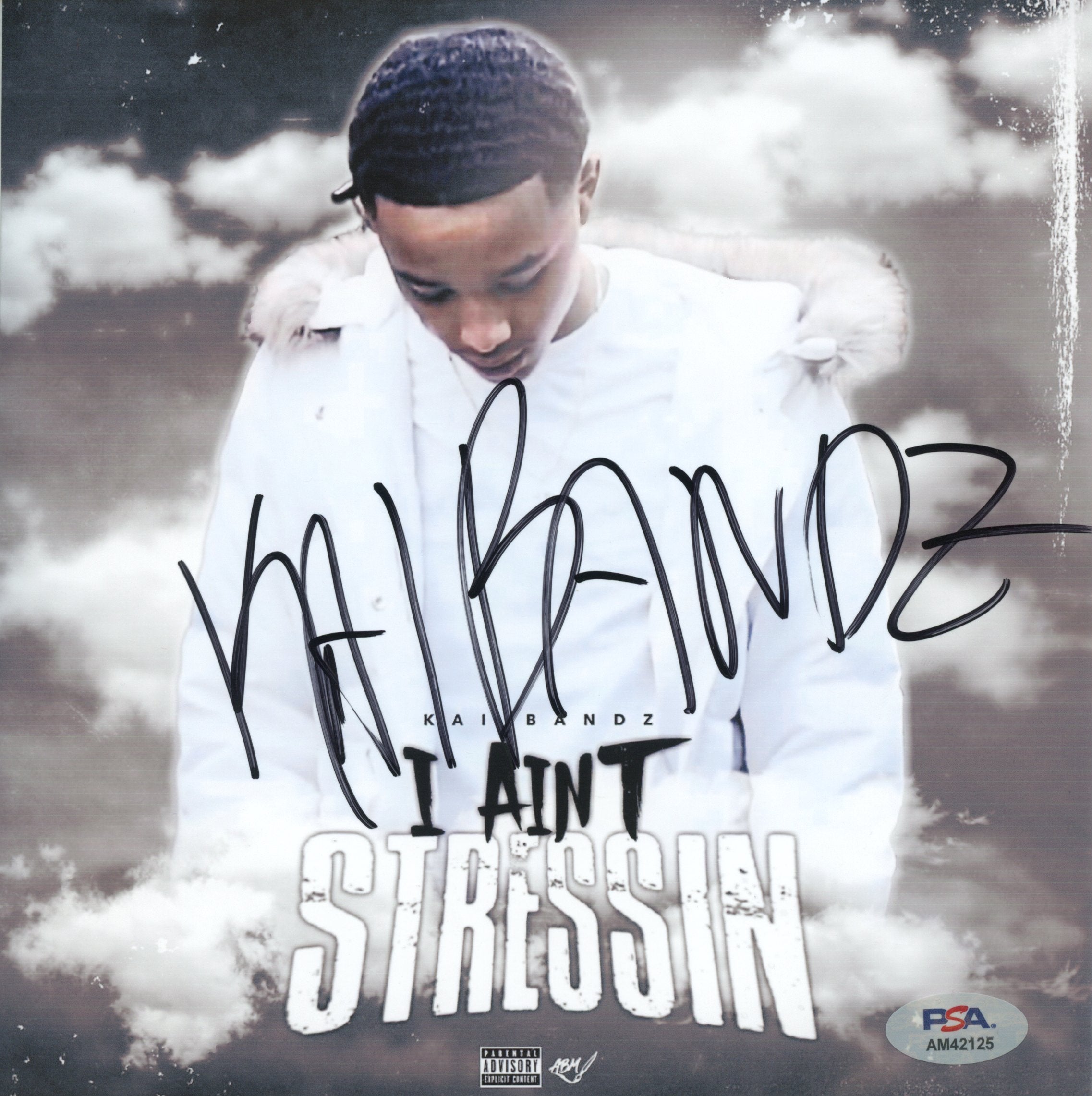 Kai Bandz Signed Autographed 8x8 Photo "I Ain't Stressin" PSA/DNA Auth